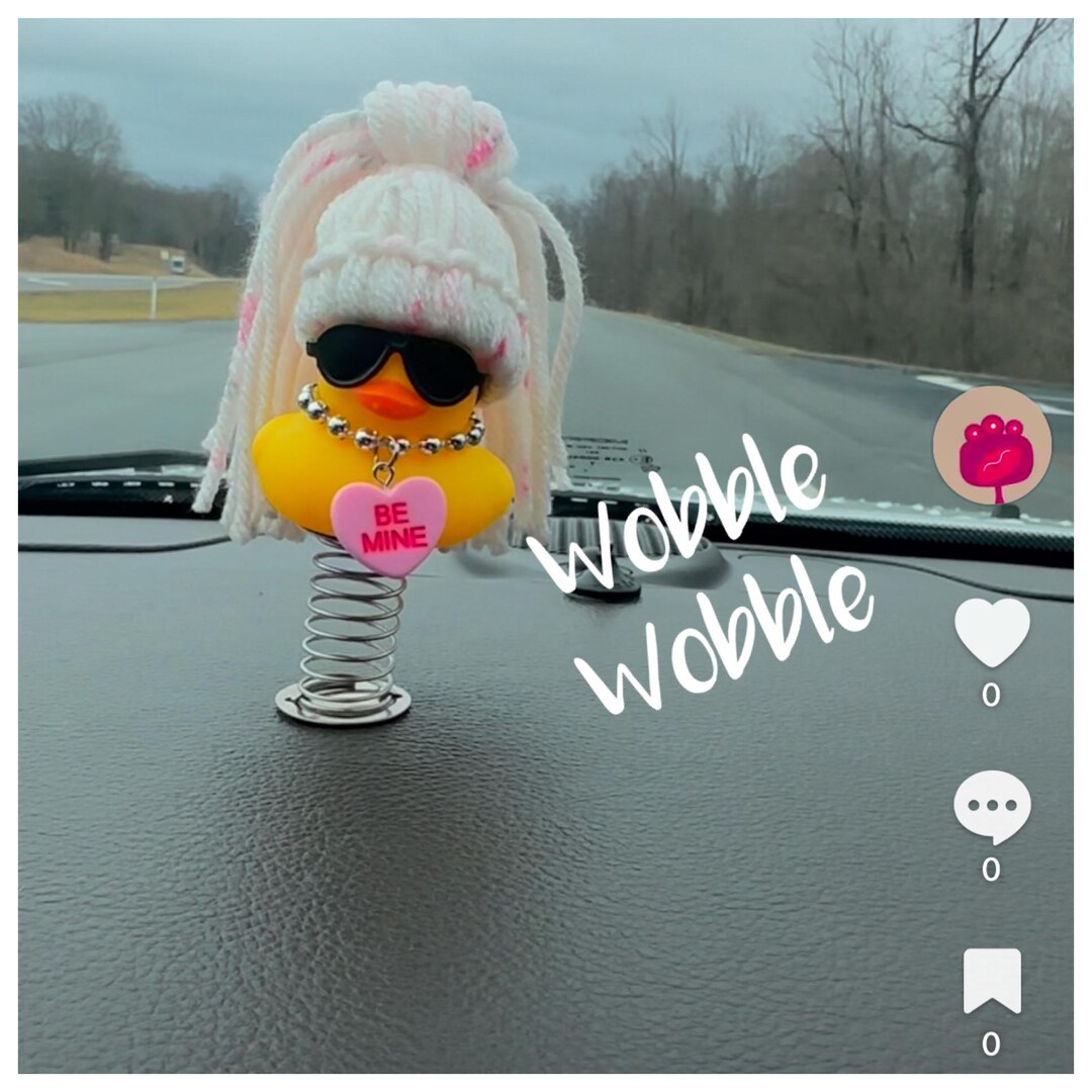 Valentine Duck, Unique and One of a Kind,wobble Ducks, Rubber Duck ...