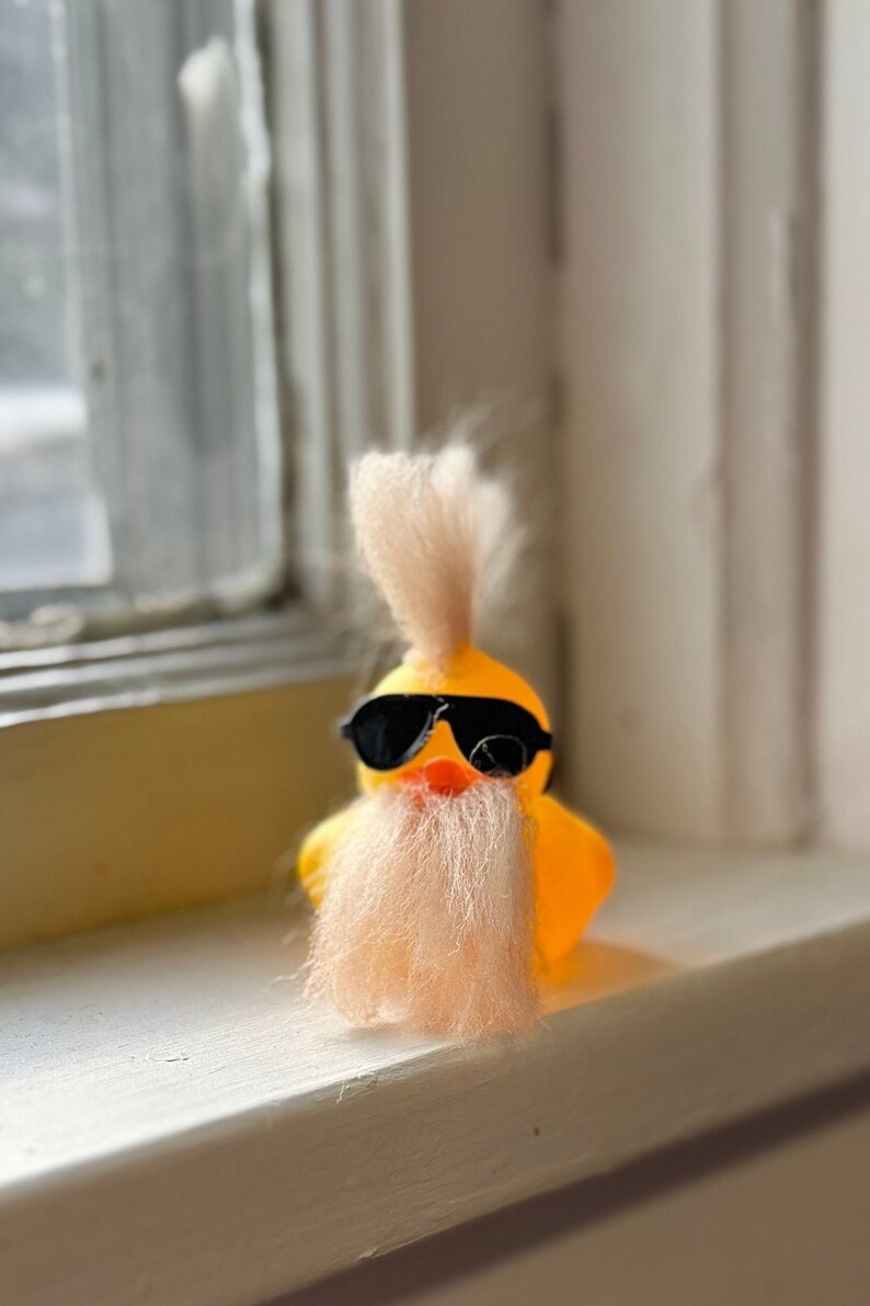 Cowboy Duck, Check Out This Bearded Duck, Unique and One of a Kind, Drinking Buddy - Etsy