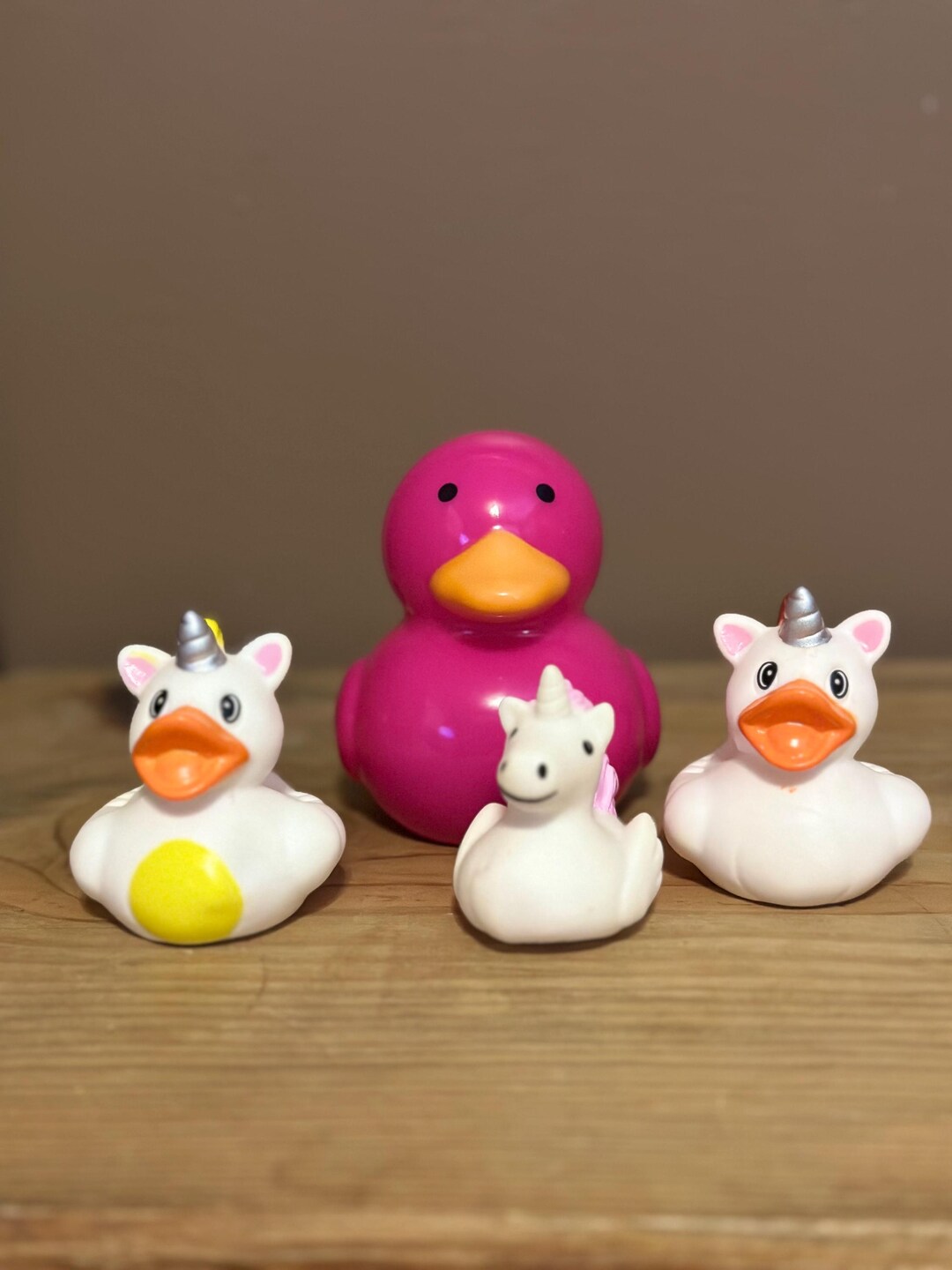 Rubber Duck Bundle, One 3X3 Plastic Duck With One Unicorn Duck Inside ...
