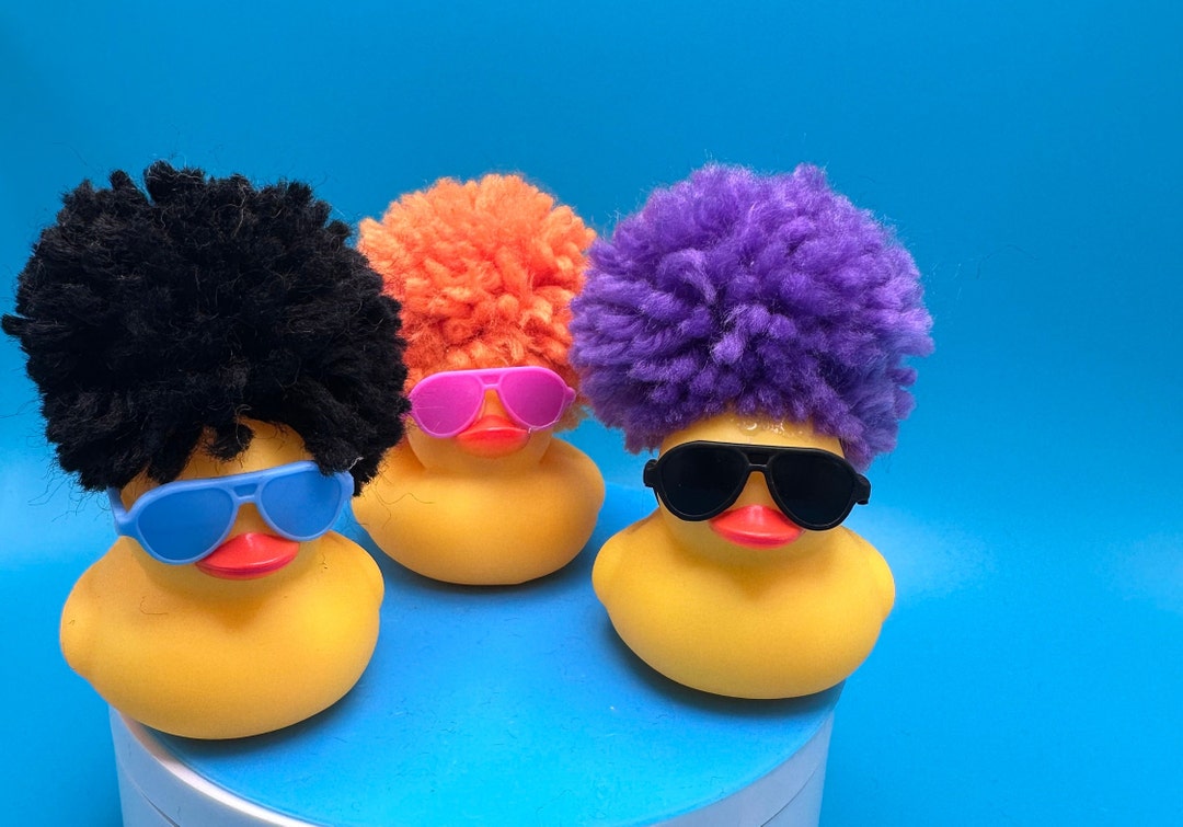 Pompom Duckies, Rubber Ducks, Ducks, Cruising Ducks, Unique and One of ...