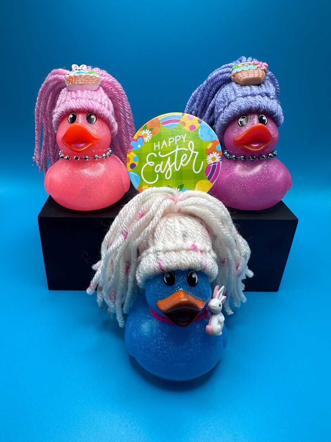 Easter Rubber Ducks. Unique and Handmade No Two Alike! Great for Easter ...