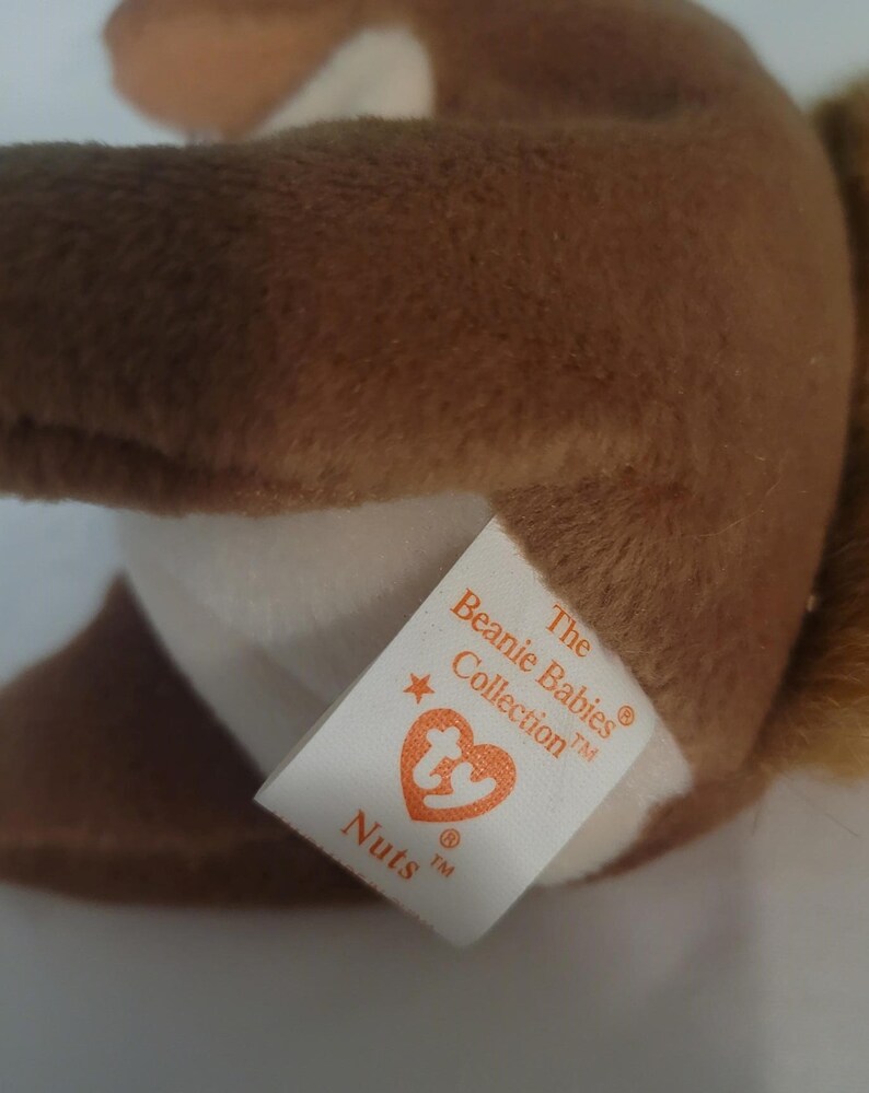 Ty Beanie Baby: Nuts the Squirrel - Etsy