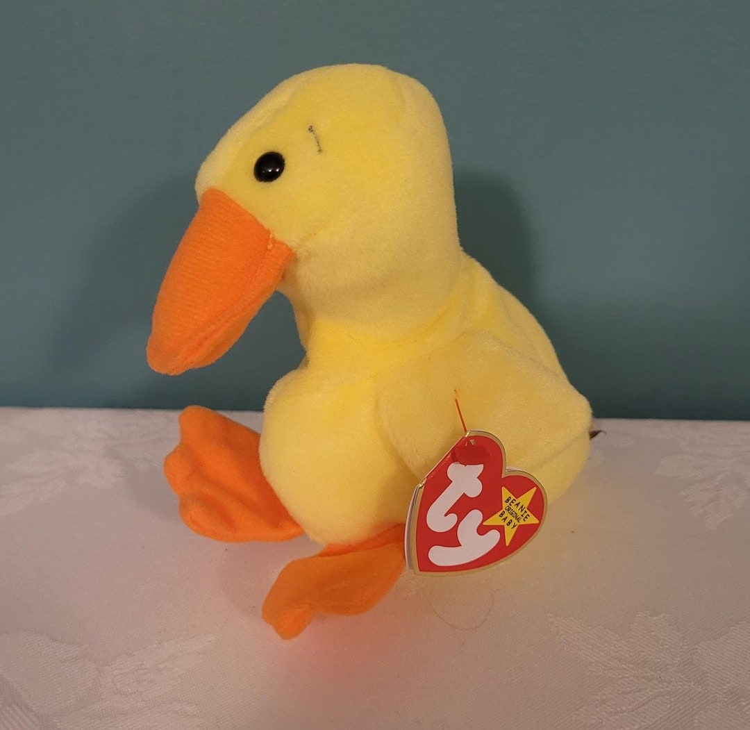 Ty Beanie Baby Quackers the Duck - Etsy