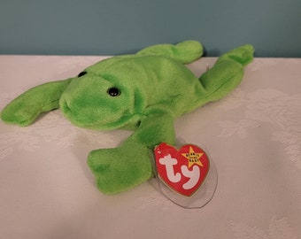 TY Beanie Baby LEGS the Frog 9 Inch - Etsy