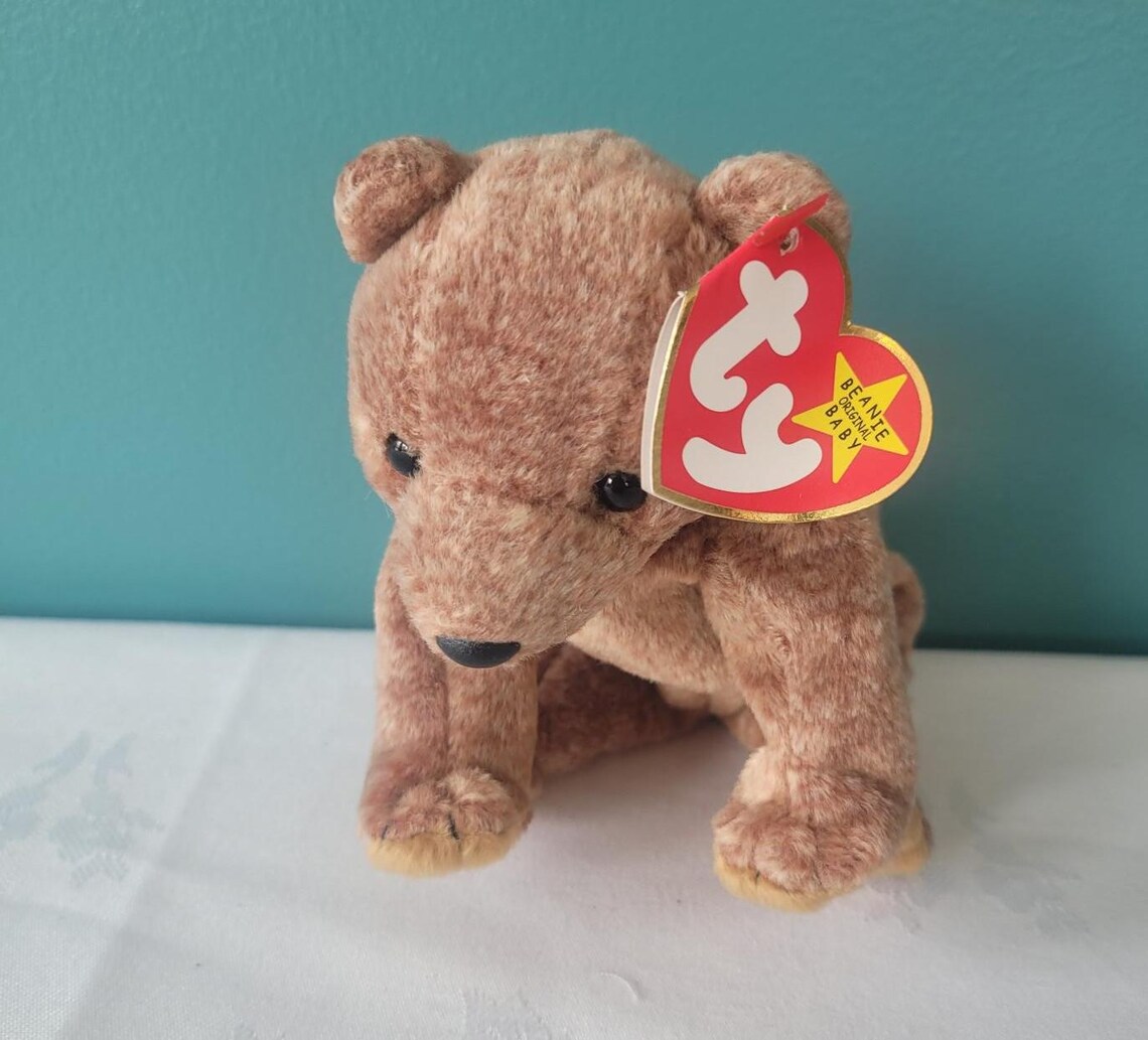 Ty Beanie Baby Pecan the Bear - Etsy