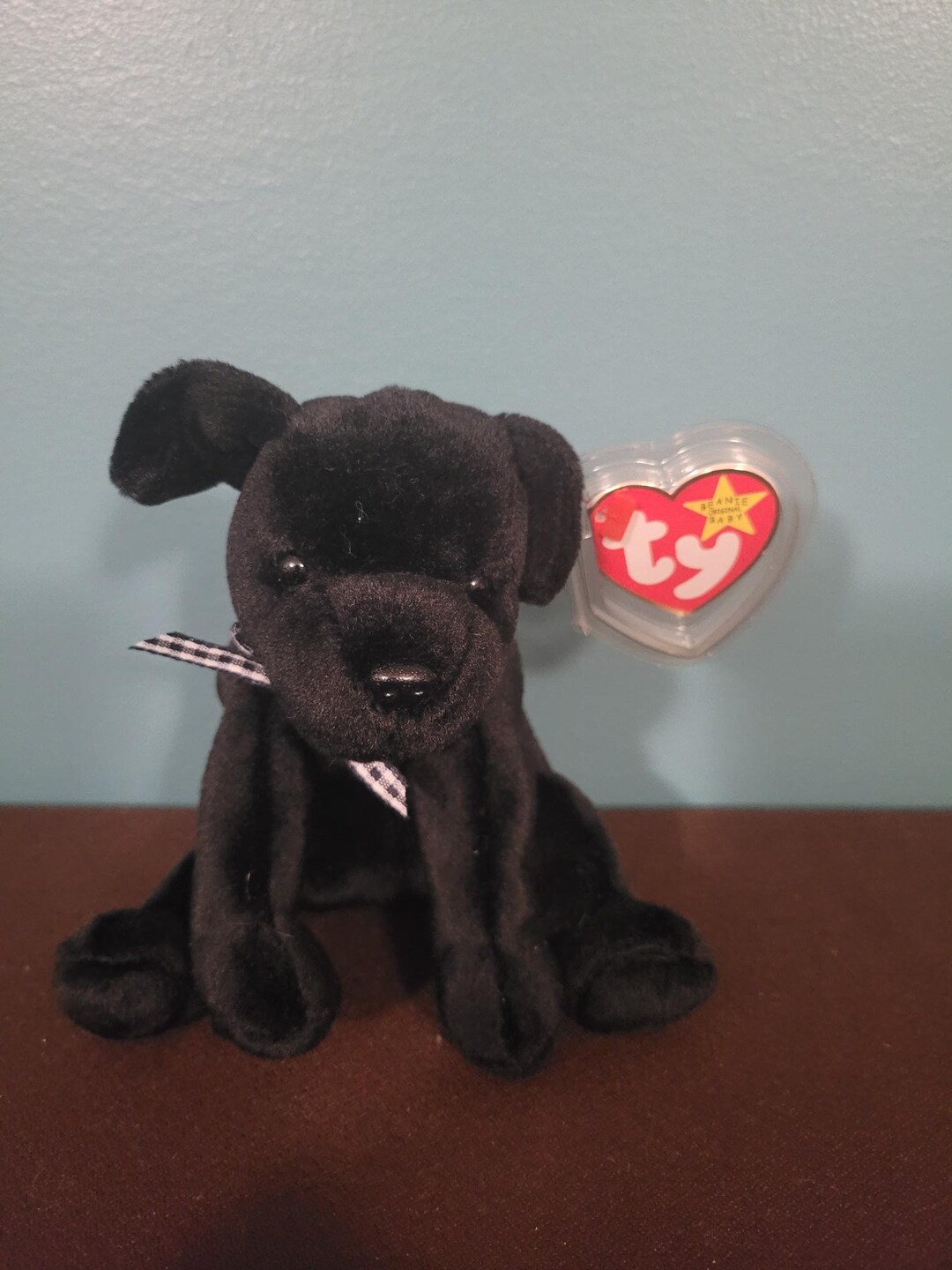 Luke the Black Lab- Ty Beanie Baby - Etsy