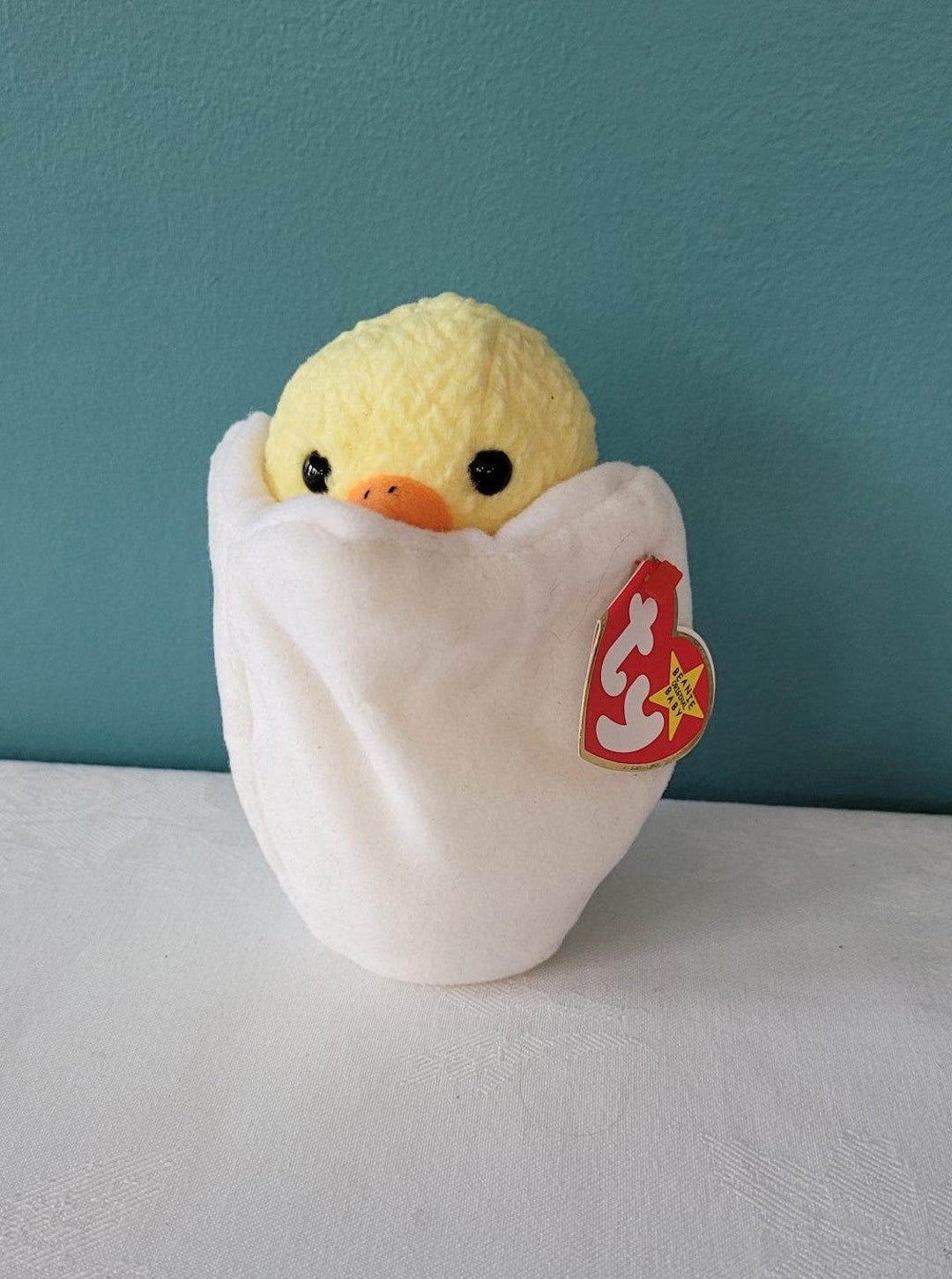 TY Beanie Baby EGGBERT the Egg & Chick Plush (6 Inch) - Etsy