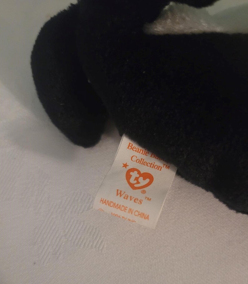 Ty Beanie Babies Waves the Orca Whale Plush Toys - Etsy