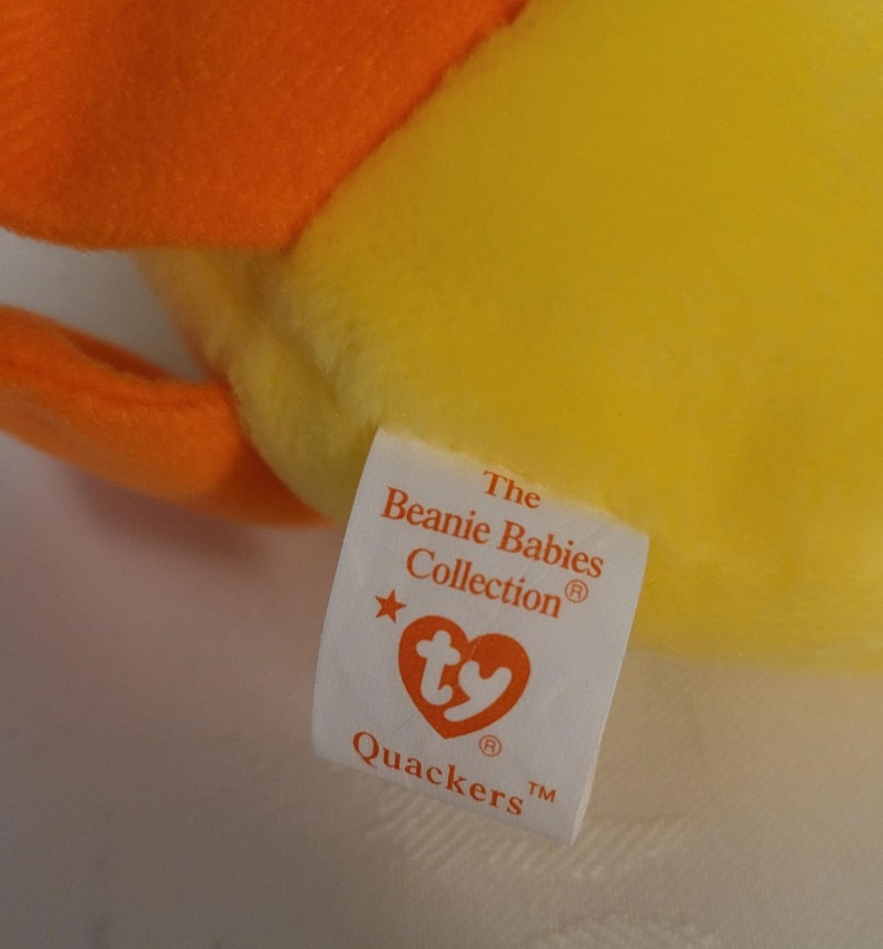 Ty Beanie Baby Quackers the Duck - Etsy