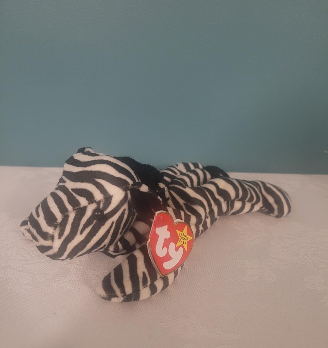 Ty Beanie Baby Ziggy the Zebra- 1995 - Etsy
