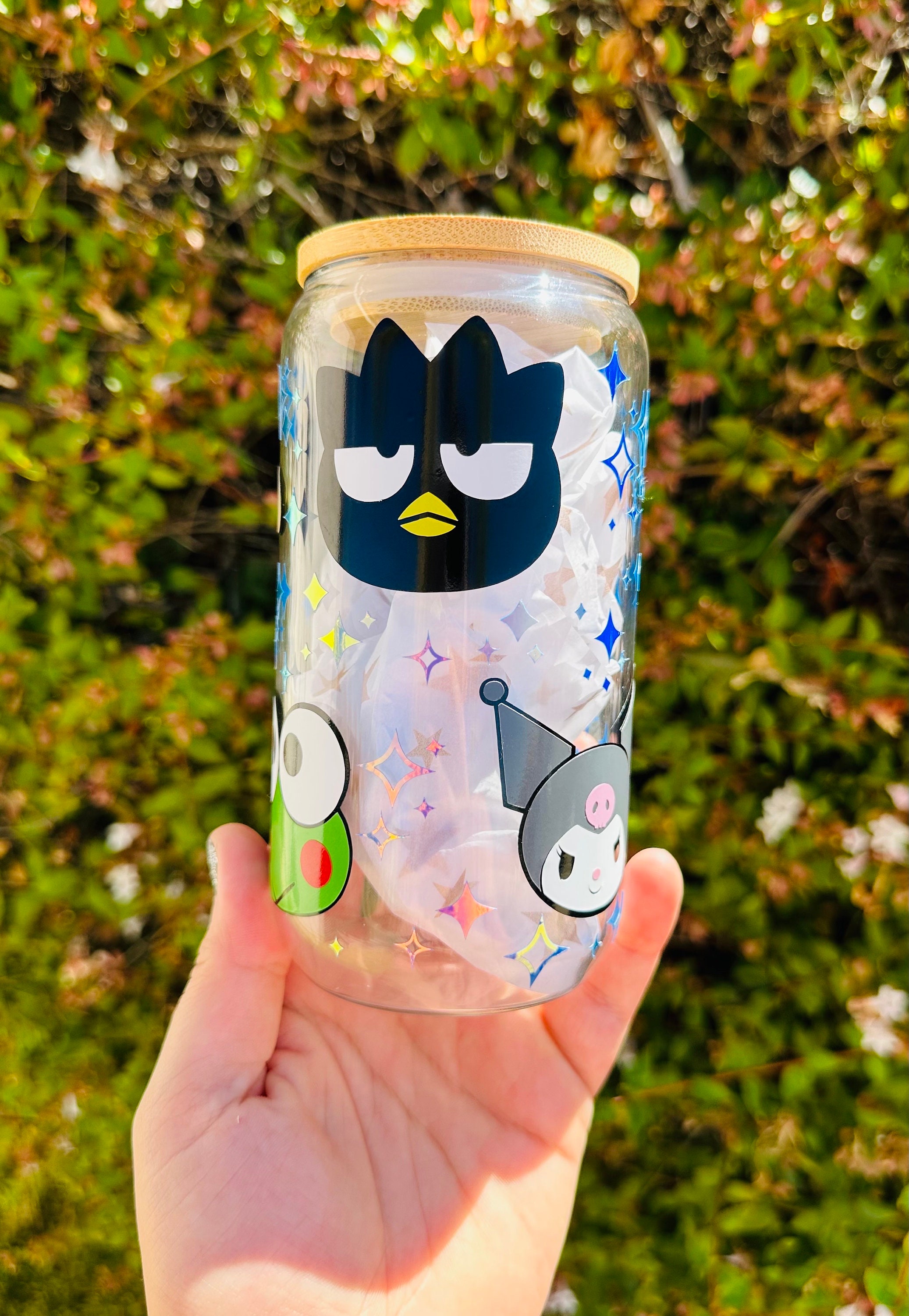 16 Oz Hello Kitty and Friends Kuromi Sanrio Cup Libby Glass Can My ...