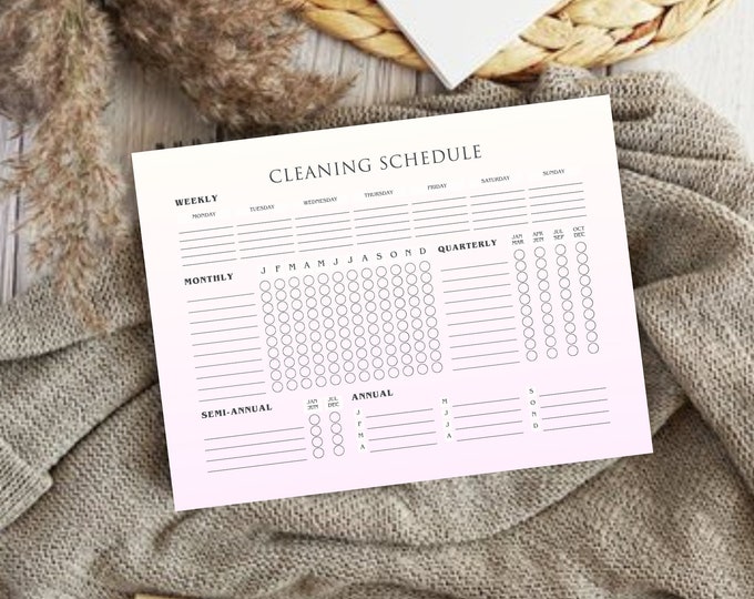 Printable Kids Room Cleaning Guide, Chore Chart Editable PDF, Family ...