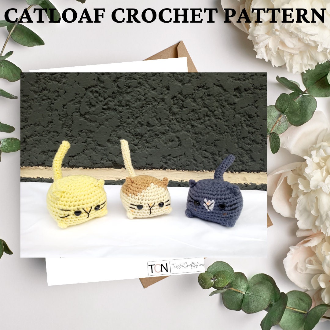 3-in-1 Chubby Cat Crochet Pattern Bundle | No-sew Amigurumi PDF ...