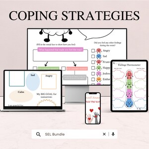 Social Emotional Learning Therapy Worksheets | Counseling Resources ...