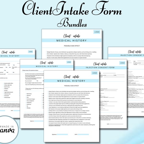 Im Injection Consent Form - Etsy