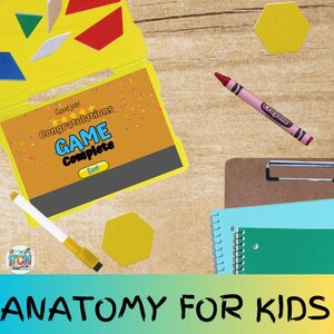 Interactive Body Parts Quizzes for Kids | Human Anatomy Learning Game ...