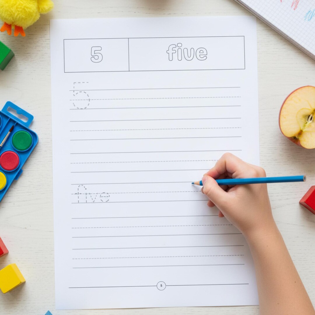 Numbers 1 to 100 Tracing Workbook Kindergarten Math Worksheets Number ...