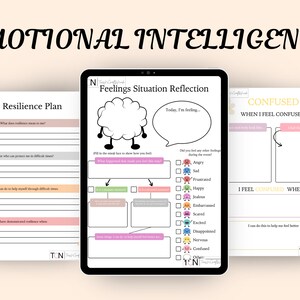 Social Emotional Learning Therapy Worksheets | Counseling Resources ...