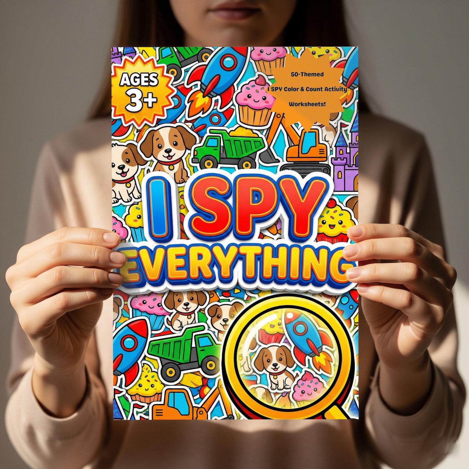 I SPY Everything Printable Activity Workbook Seek and Find Worksheets ...