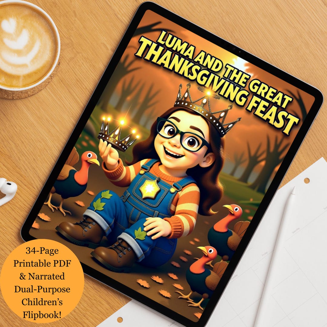 Printable Thanksgiving Story for Kids Narrated Flipbook Gratitude Read ...
