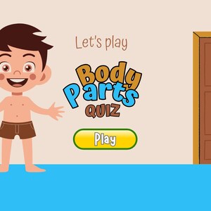 Interactive Body Parts Quizzes for Kids | Human Anatomy Learning Game ...