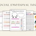 Social Emotional Learning Therapy Worksheets Counseling Resources ...