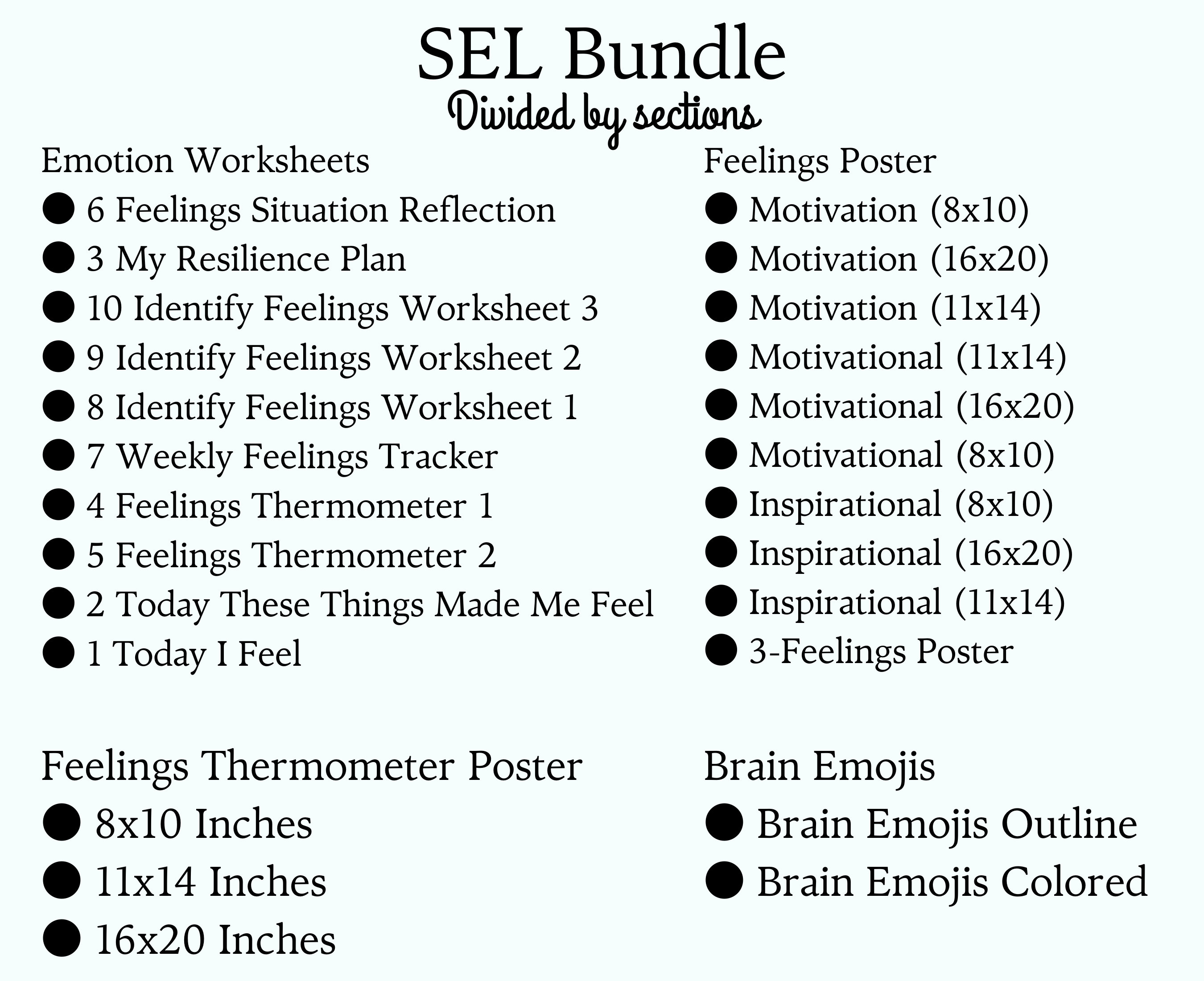 Social Emotional Learning Therapy Worksheets | Counseling Resources ...