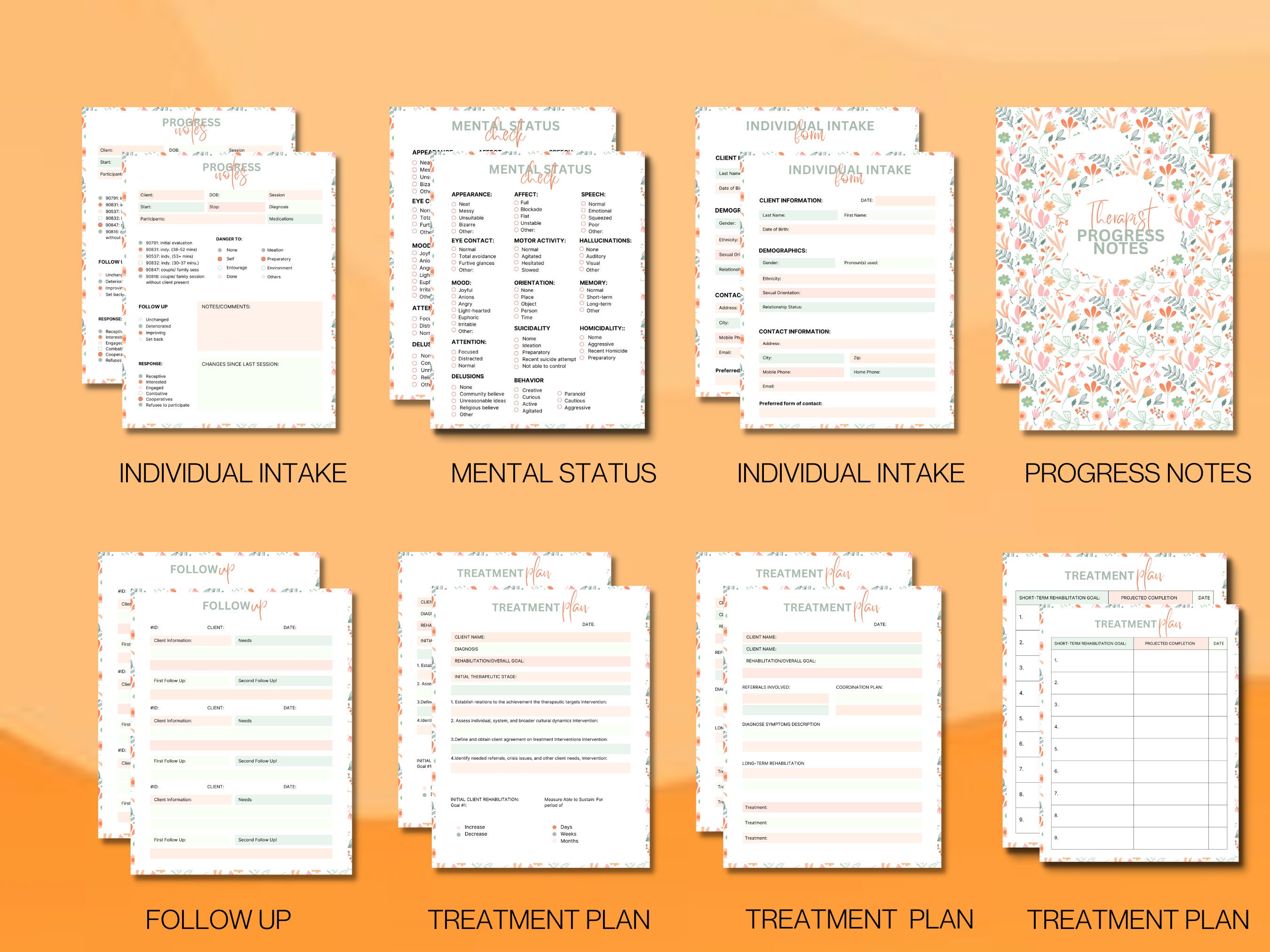 THERAPY PROGRESS NOTES - Cheat Sheet Phrases, Therapist Cheat Sheets ...