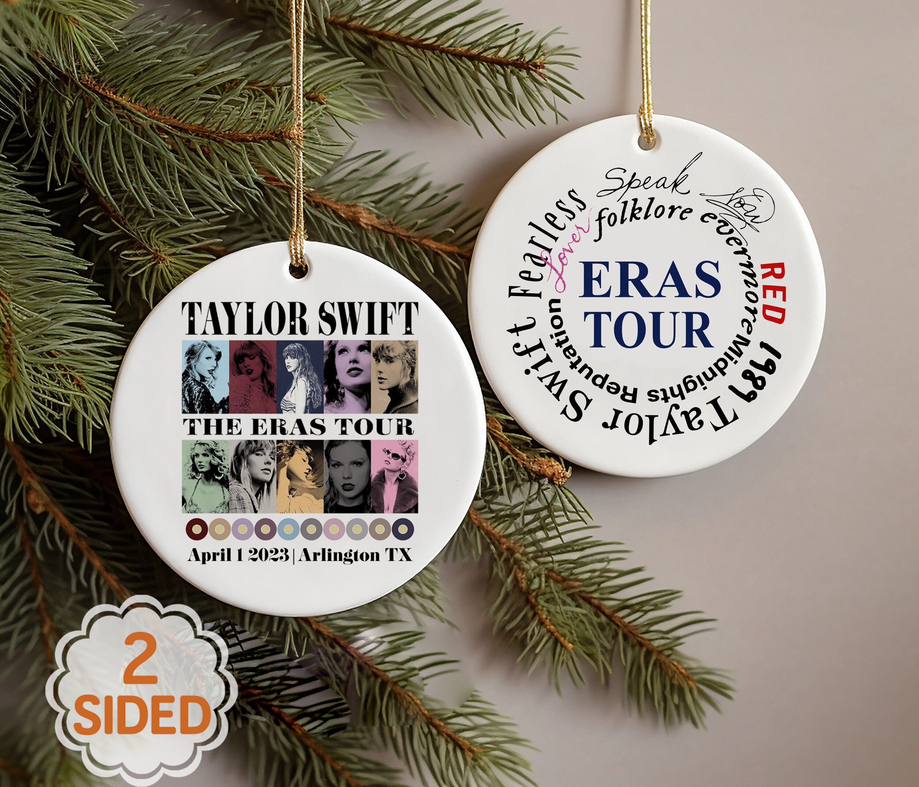 Custom Taylor Eras Tour Ornament, Eras Tour 2023,TS The Eras Tour ...
