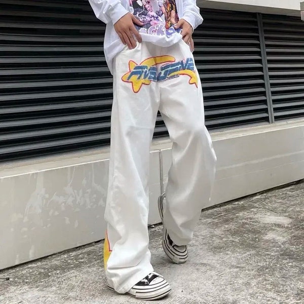 Y2k Star Pants - Etsy