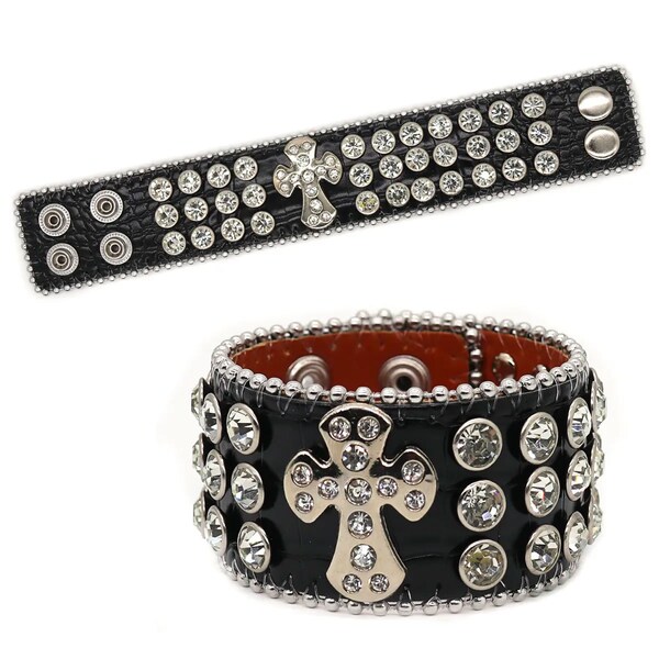 Chrome Hearts Leather Bracelet - Etsy