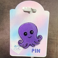 Cartoon Tiger Sitting Pin Cute Chibi Handmade Pin Free Untracked ...