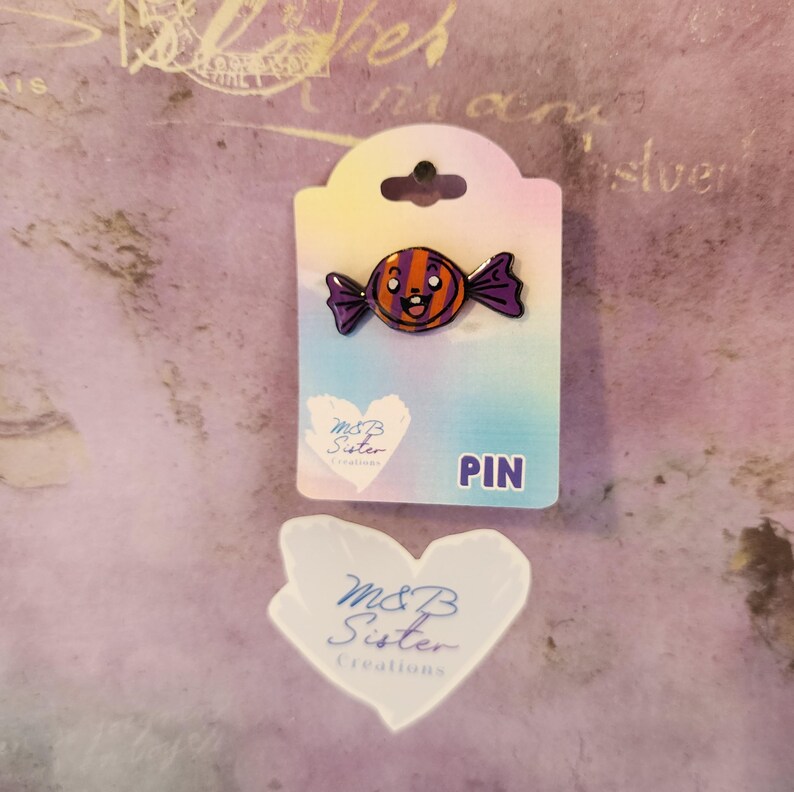 Candy Themed Pins - Various Styles & Colors - Cute Chibi Handmade Pin ...