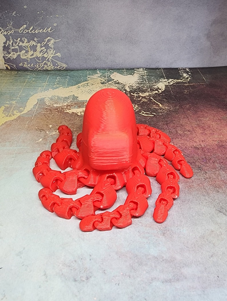 Articulated Among Us Octopus - Multi-part - Different Colors Available ...