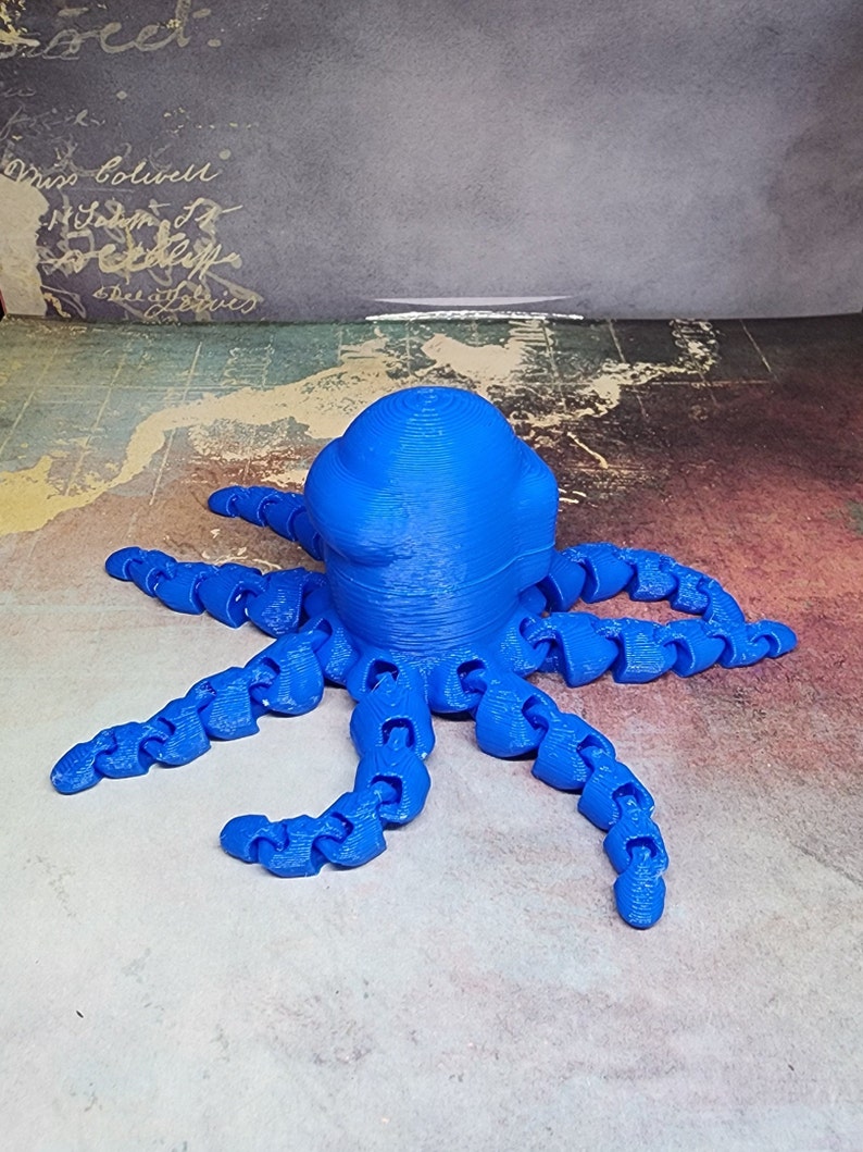 Articulated Among Us Octopus - Multi-part - Different Colors Available ...