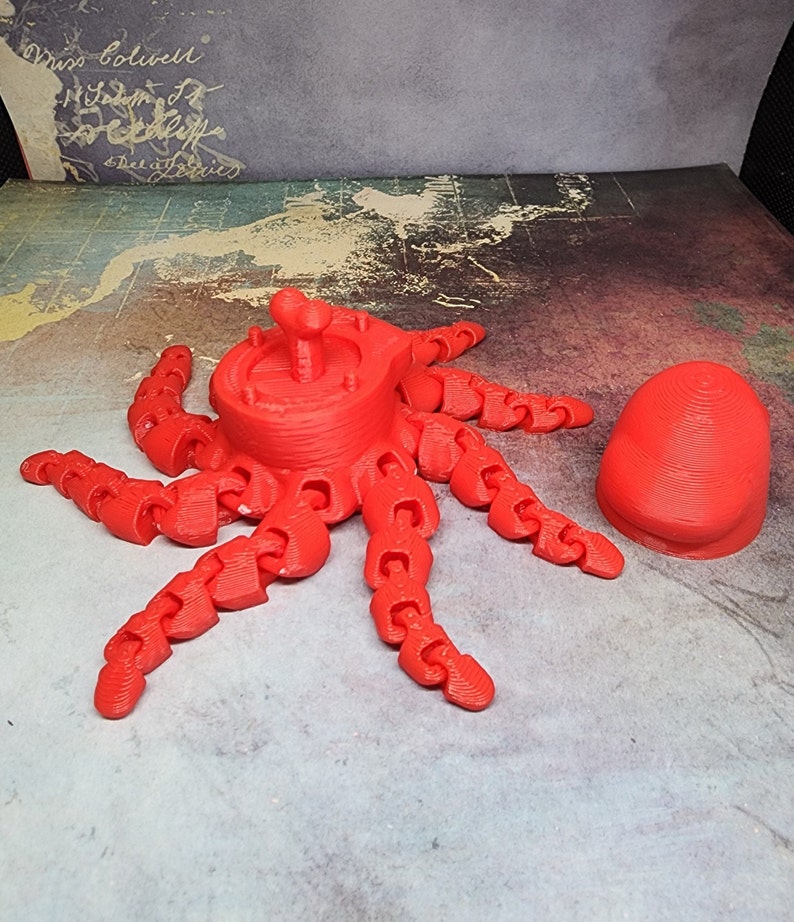 Articulated Among Us Octopus - Multi-part - Different Colors Available ...