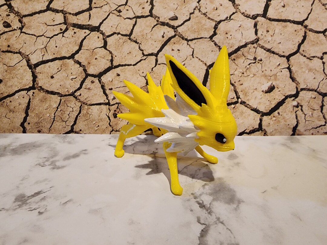 Jolteon - Painted 3D Print - Free US & CA Shipping - Etsy