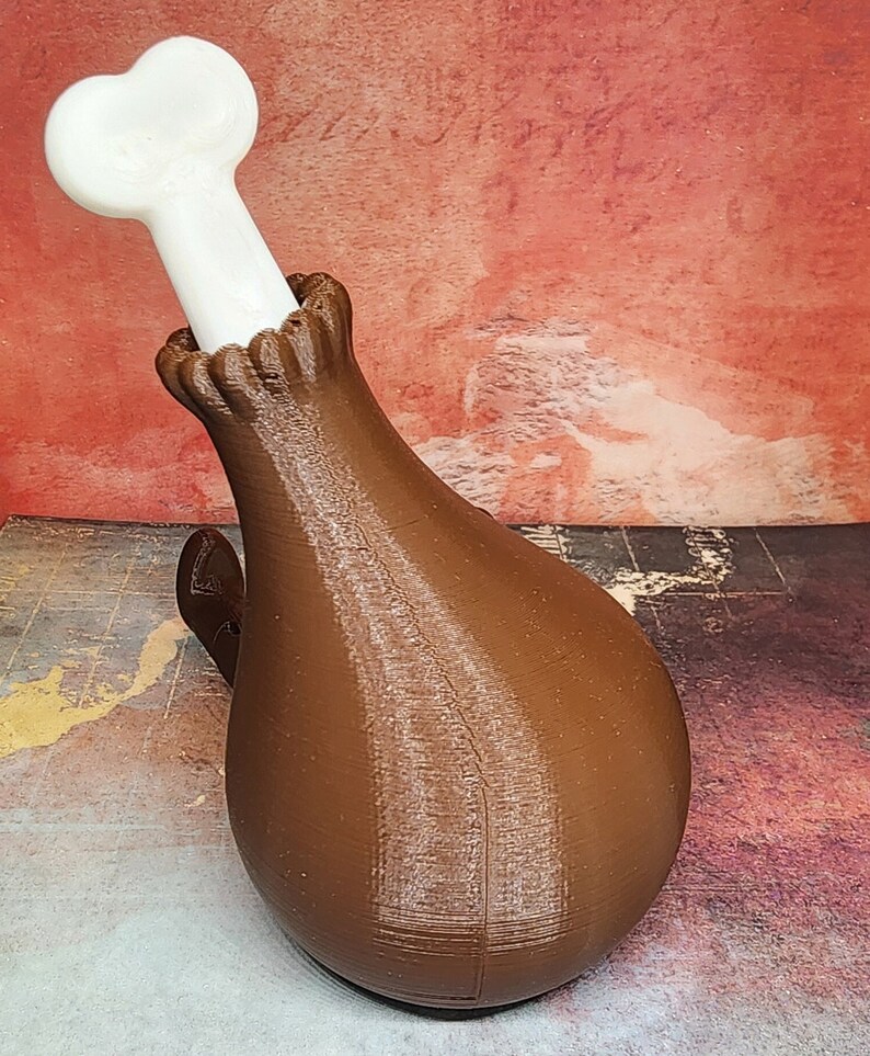 Articulated Turkey Leg With Legs - Fidget Toy - Unpainted Flexi ...