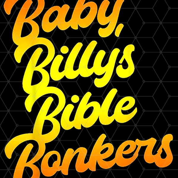 Baby Billy Bible - Etsy