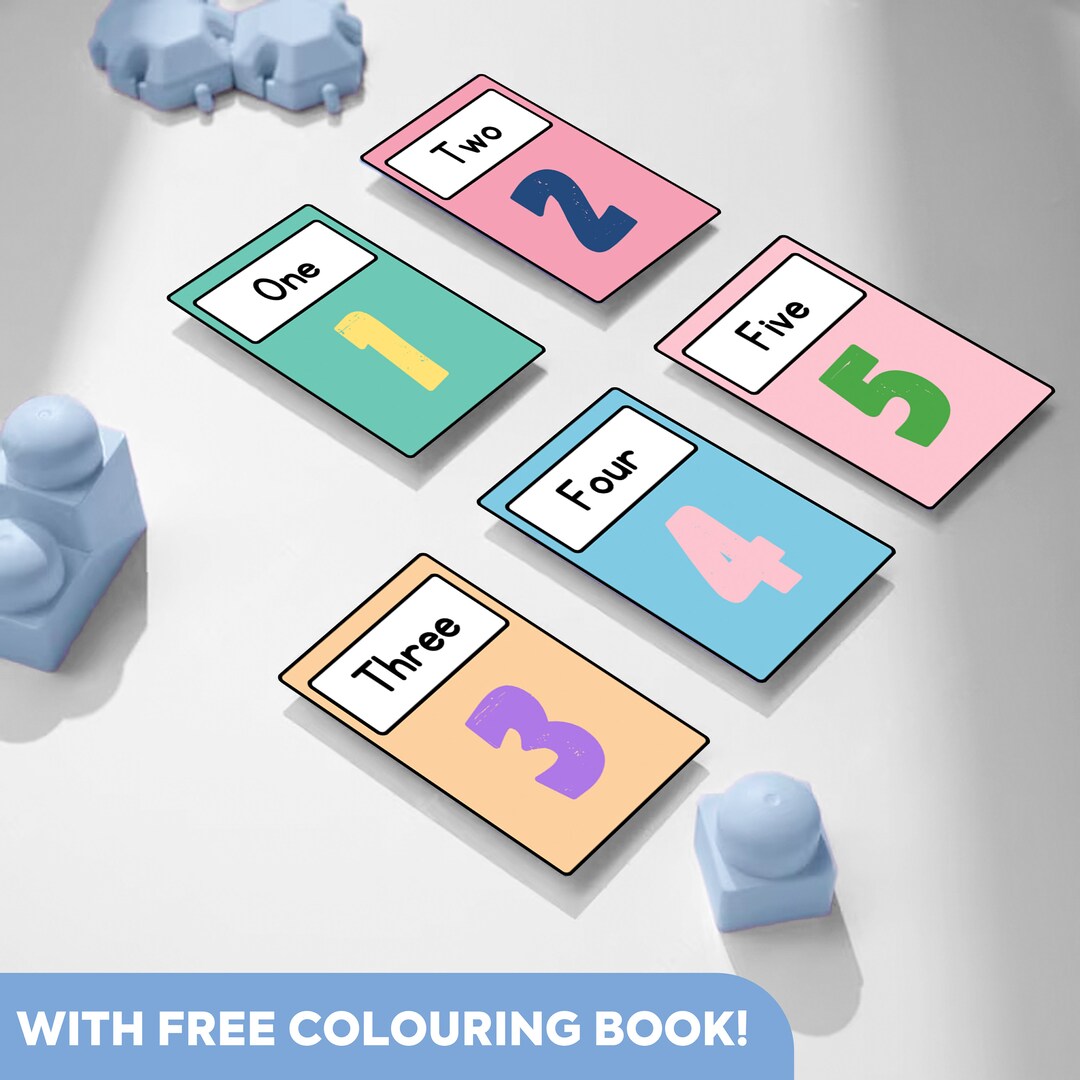 Printable Numbers 0-10 Flash Cards, Classroom Decor, Toddlers Preschool ...