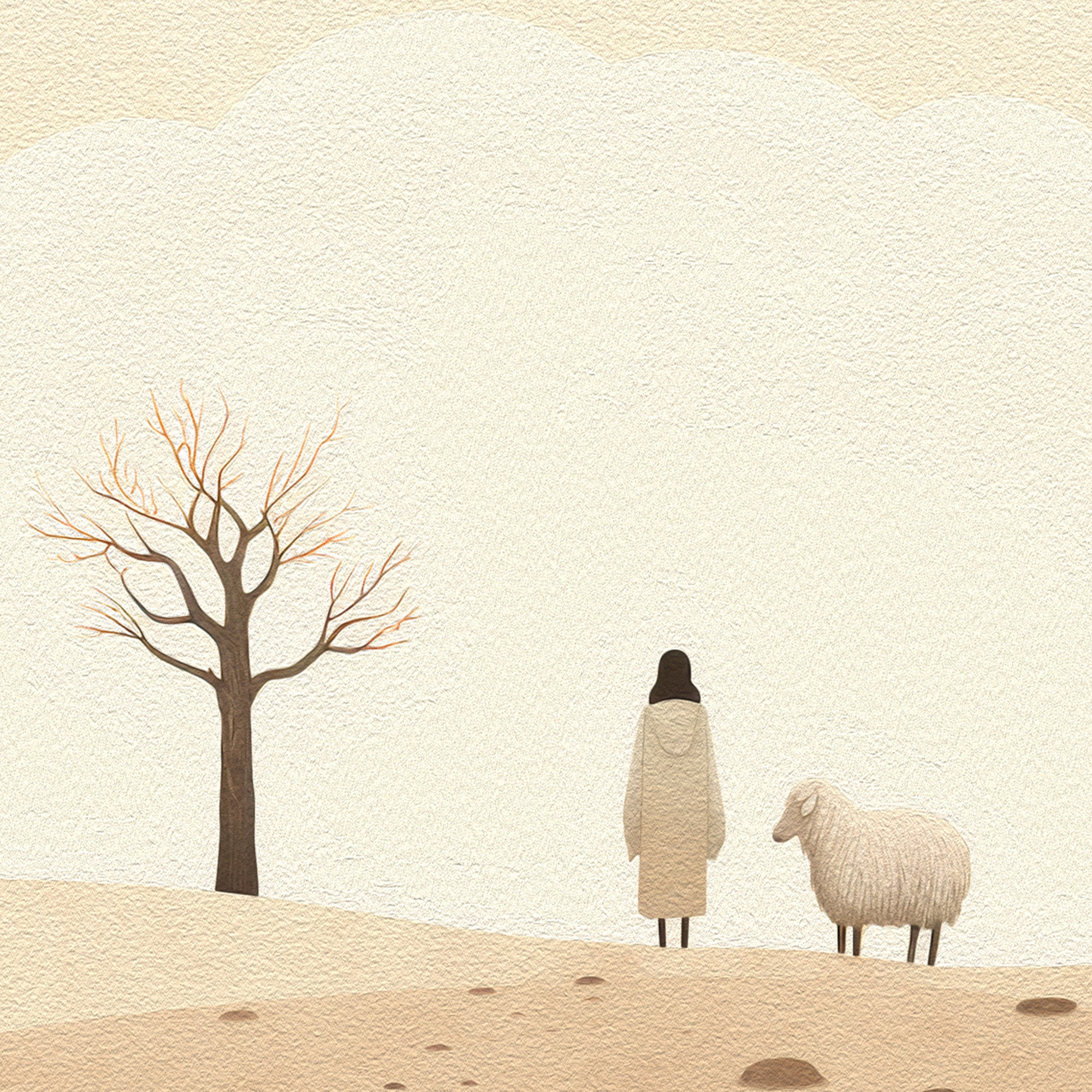 Parable of the Lost Sheep Digital Print Bible Wall Art - Etsy
