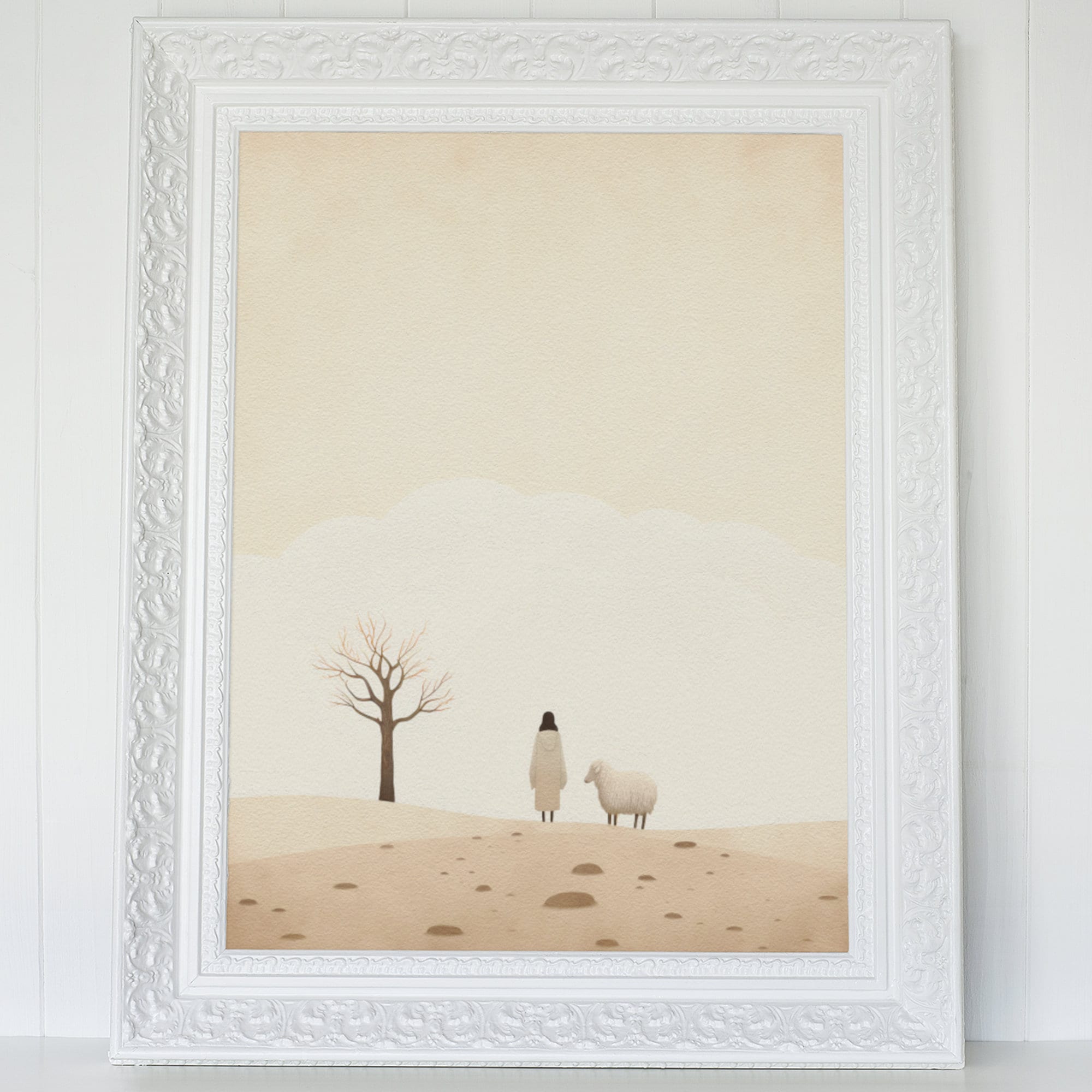 Parable of the Lost Sheep Digital Print Bible Wall Art - Etsy