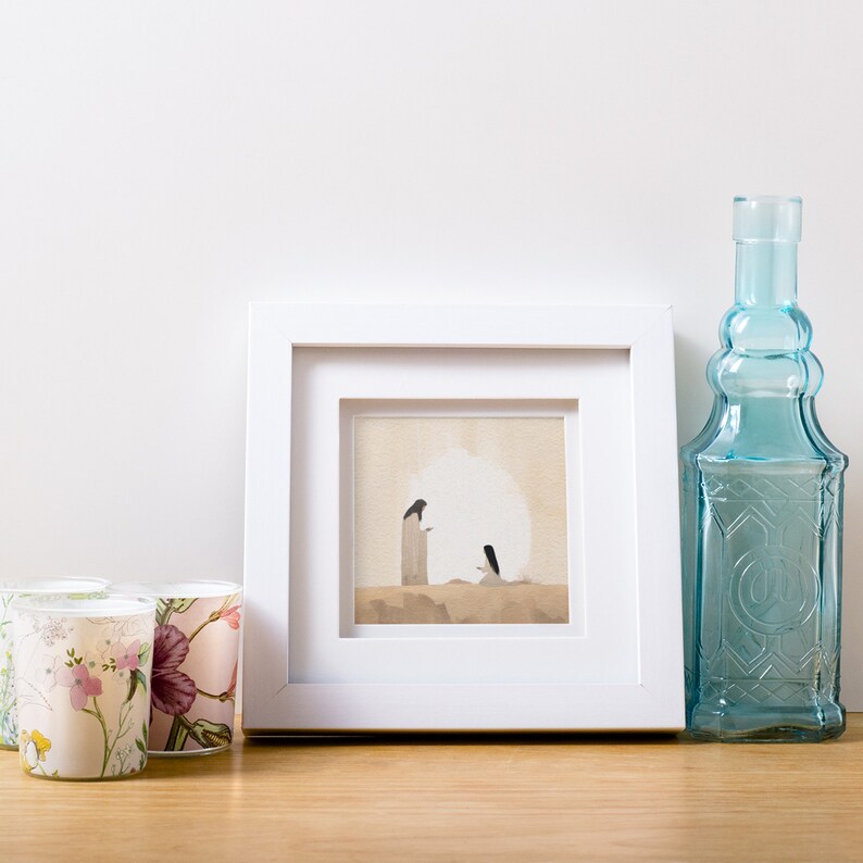 Jesus Heals Sick Woman, Digital Print, Bible Wall Art, Jesus Art, Bible ...