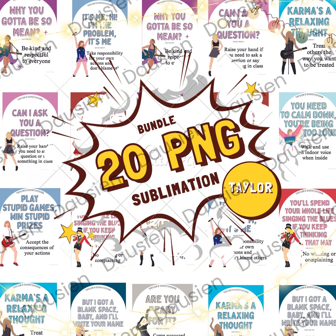 20 Design Classroom Expectations Taylor Swift's Version - Etsy