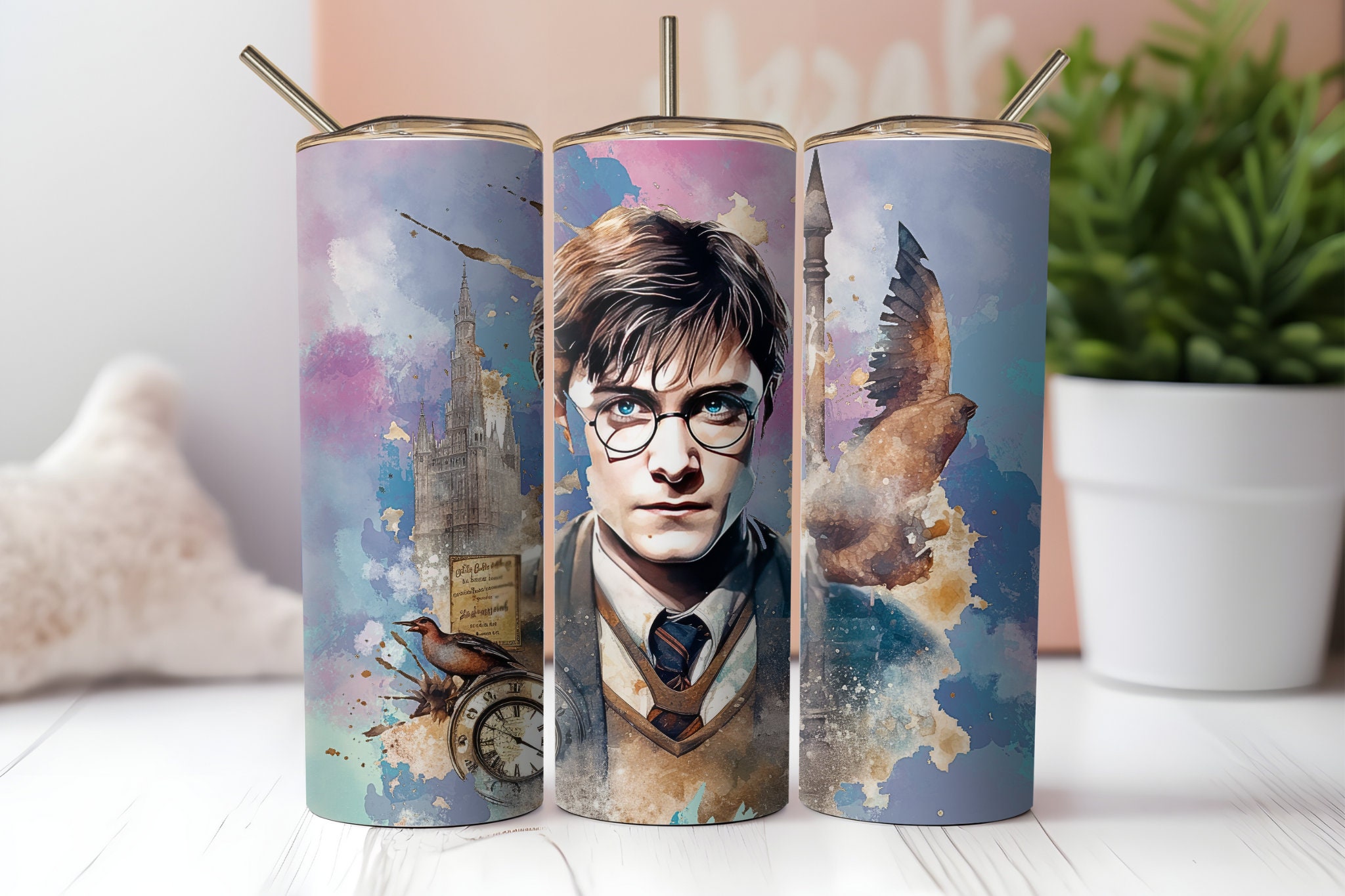 Harry Poster Tumbler Wrap, Pothead Design, Sublimation Wrap, Harry 20oz ...