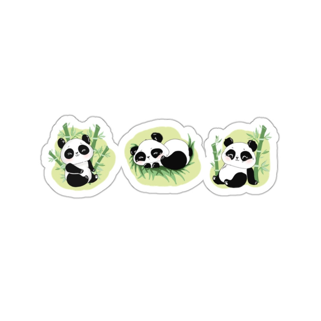 Baby Pandas Stickers Panda Love Cute Pandas Panda Stickers Sleepy ...