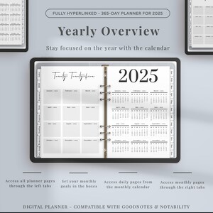2025 Digital Planner | Dated Goodnotes & iPad Planner With Monthly ...