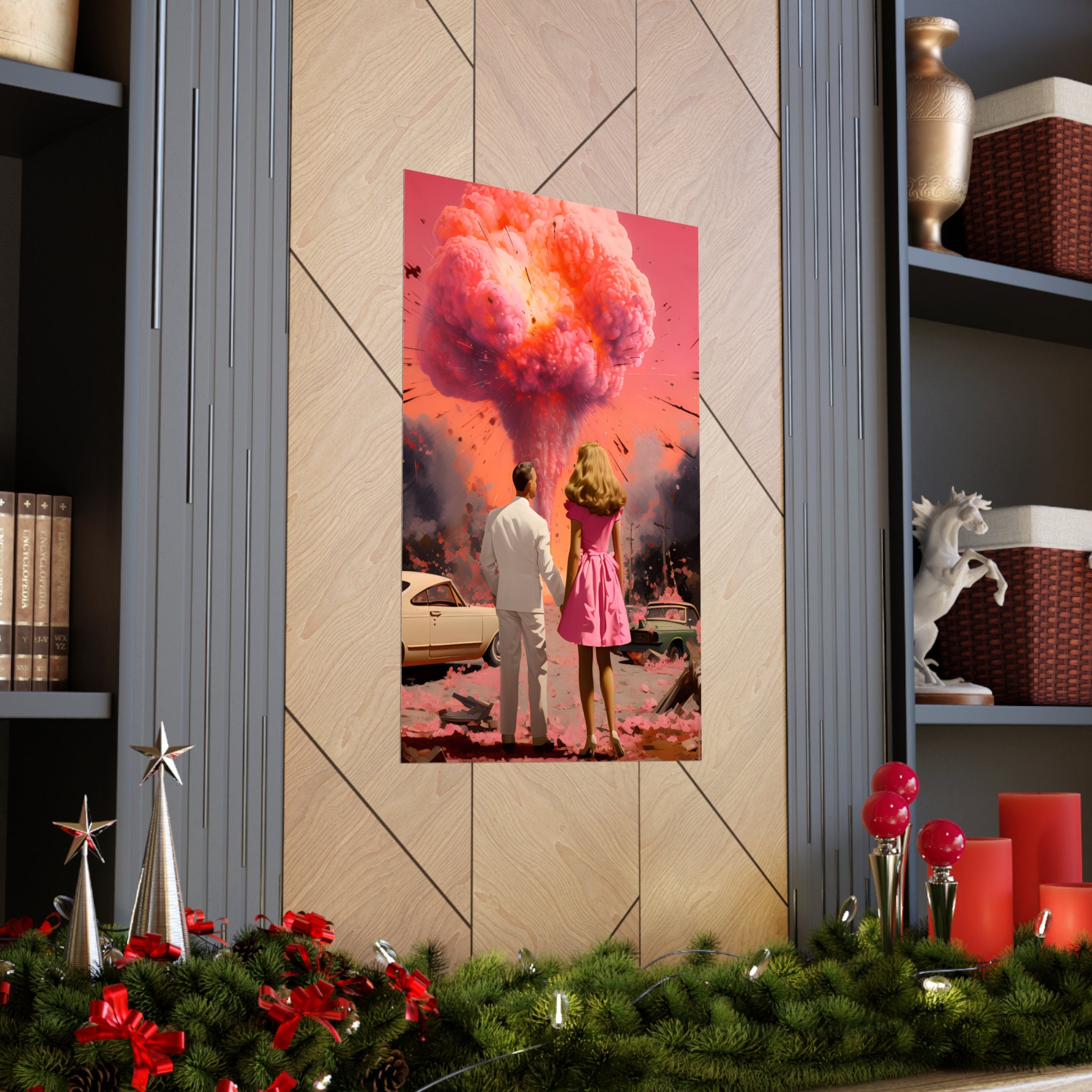 Barbenheimer Barbie X Oppenheimer Pink Posters