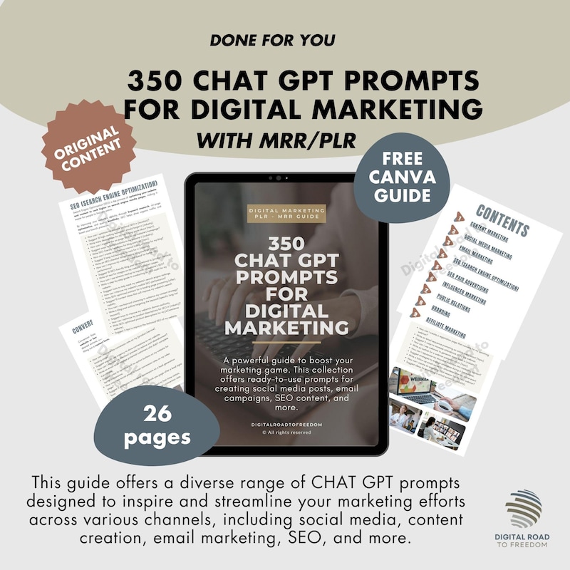 Chat Gpt and Plr - Etsy