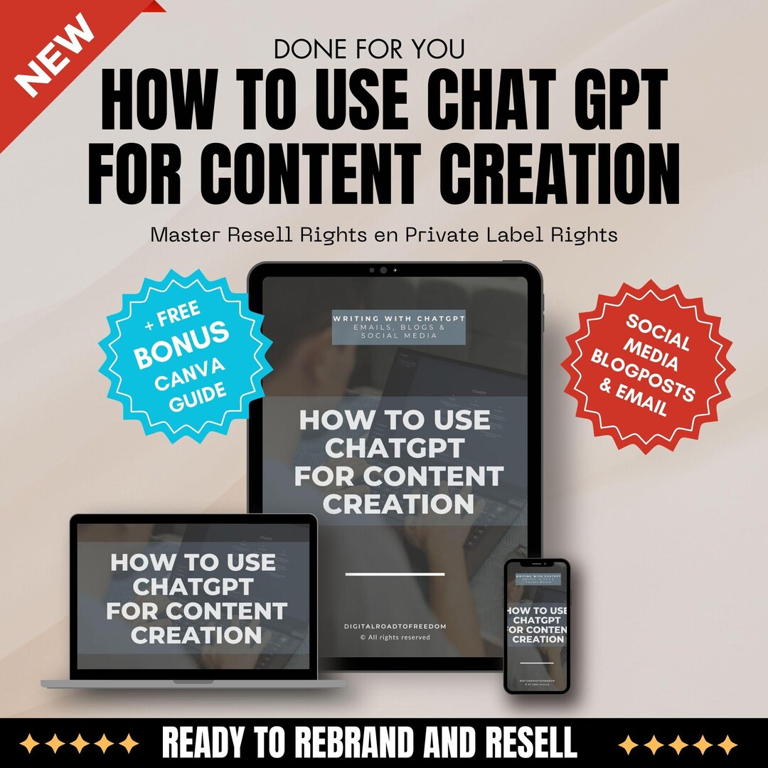 How to Use Chat GPT for Content Creation: "social Media, Blogpost and ...